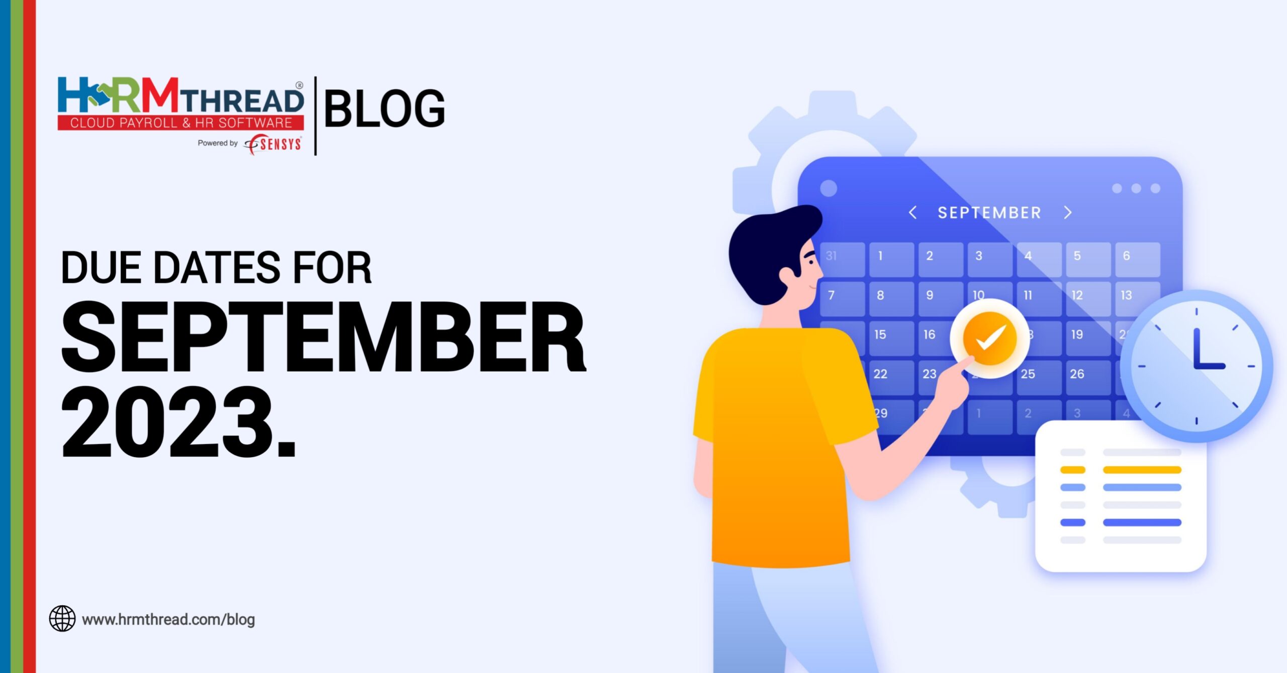 Due Dates for the month of September 2023. - Web Based Payroll